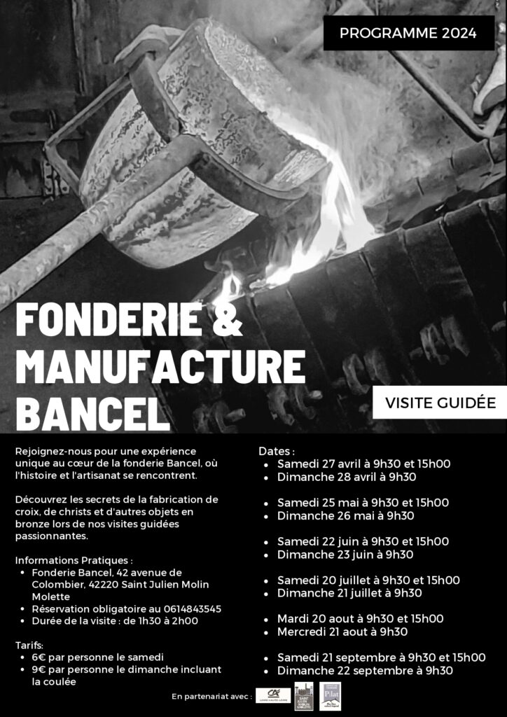 Visite guidée Fonderie Bancel & Manufacture Bancel – Saint-Julien-Molin ...